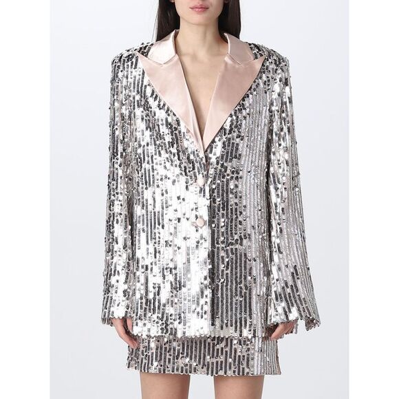 ROTATE | Sweaters | Rotate Blazer Woman Silver | Poshmark